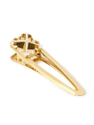 Off-White Arrow Hair Clip - Gold
