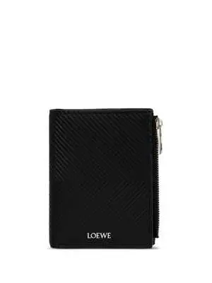 Loewe Stamped Wallet - Black