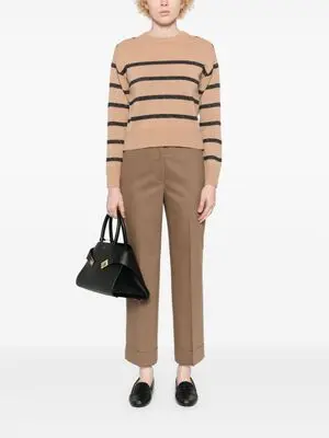 Peserico Tailored Trousers - Brown