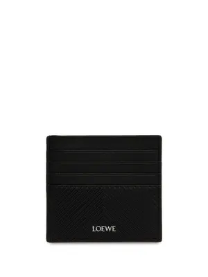 Loewe Stamped Card Holder - Black