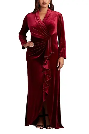 Tadashi Shoji Long Sleeve Evening Dresses