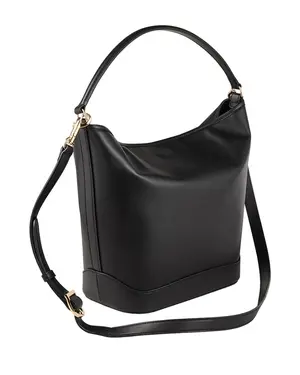 Sandro Tangoso Shoulder Bucket Bag - Black