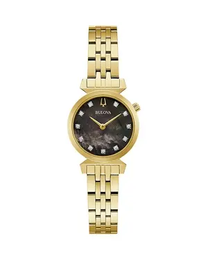 Bulova Classic Regatta 24mm Watch - Black/gold