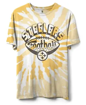 Junk Food Clothing Nfl Pittsburgh Steelers Tee - Tie Dye