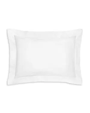 PRATESI Tre Righe Splendore Standard Sham - White/white