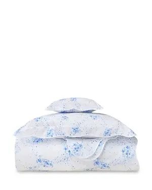 PRATESI M'ama Non M'ama Duvet Cover, Twin - Medium Blue