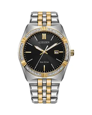 Citizen Eco Drive Classic Corso Watch, 40mm - Black/two Tone