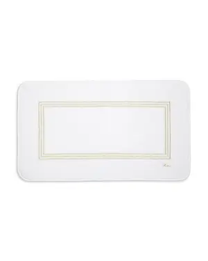PRATESI Tre Righe Tub Mat White/beige