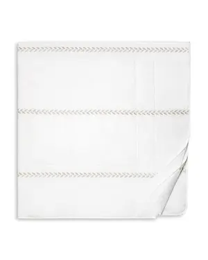 PRATESI Federico Quiltino, King - White/antique Silver