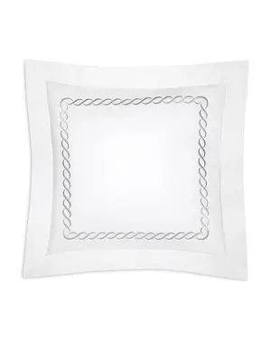 PRATESI Treccia Moderno Sham, Continental/euro - White/sterling
