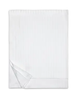 PRATESI Raso Rigato Duvet Cover, Full Queen - White