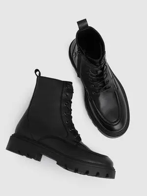 REISS Ellie Lace-up Boots