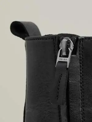 REISS Ellie Lace-up Boots