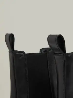 REISS Theresa Leather Chelsea Boots