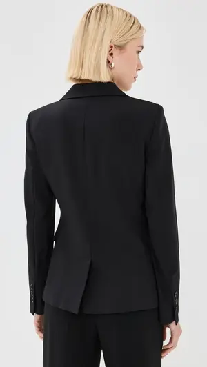Theory Single-breasted Slim Blazer - Black