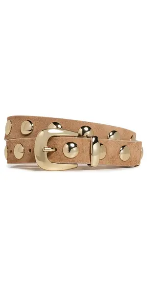 Madewell Studded Suede Western Belt Cumin