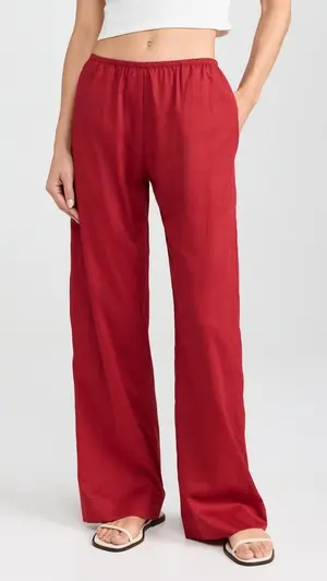 LESET Yoko Pocket Wide-leg Pants