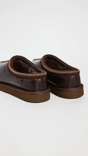 UGG Tasman Regen Leather Slippers - Ironwood