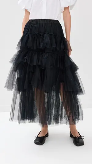 Simone Rocha Long Tulle Skirt