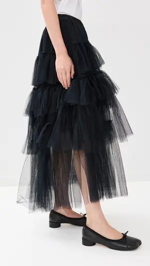 Simone Rocha Long Tulle Skirt
