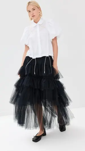 Simone Rocha Long Tulle Skirt