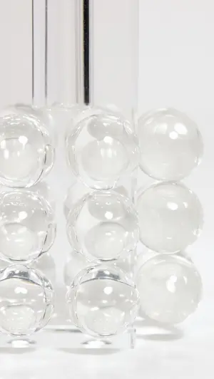 TIZO DESIGN Crystal Glass Bubble Bud Vase