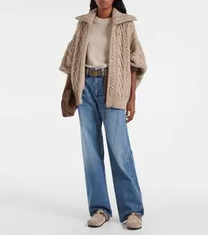Brunello Cucinelli High-rise Straight Jeans - Blue