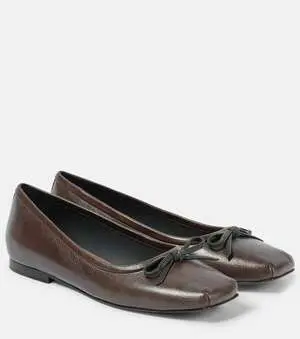Brunello Cucinelli Bow Detailing Flats For Women