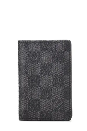 LOUIS VUITTON Damier Graphite Organizer De Poche - Black