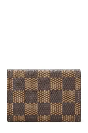 LOUIS VUITTON Damier Ebene Porte Monnaie Plat