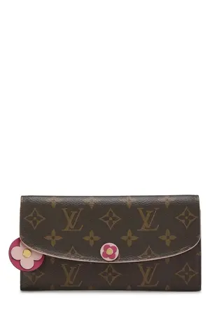 LOUIS VUITTON Monogram Canvas Blooming Flowers Emilie Wallet - Pink