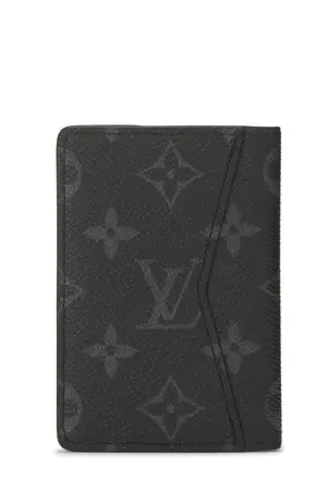 LOUIS VUITTON Monogram Eclipse Pocket Organizer - Black