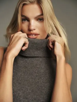 REFORMATION Holland Cashmere Turtleneck Sweater Dress