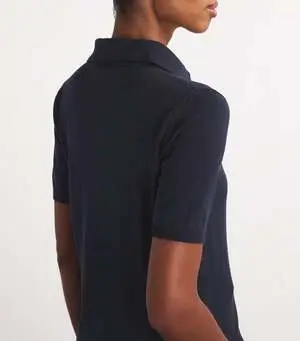 Max Mara Silk-cotton Polo Sweater