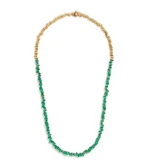 SUZANNE KALAN Necklace With Emerald - Gold