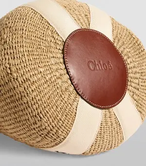 Chloé Large Woody Basket Tote - Brown