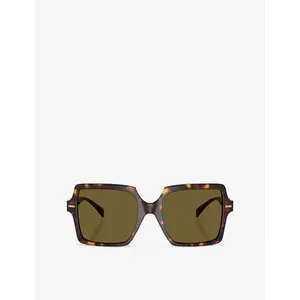 Versace Medusa '95 Hardware Square-frame Sunglasses - Brown