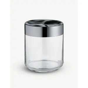 ALESSI Julieta Glass And Stainless Steel Jar 12.3cm - Nocolor