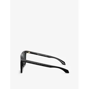 Versace Ve4468u Rectangular Sunglasses - Black