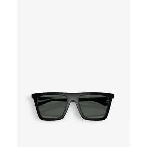 Versace Ve4468u Rectangular Sunglasses - Black
