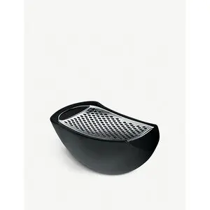 ALESSI Parmenide Grater With Cheese Cellar - Black