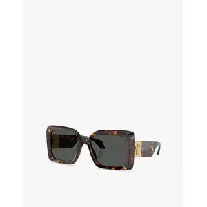 Versace Ve4467u Butterfly-frame Sunglasses - Brown
