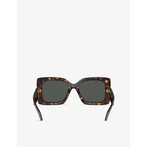 Versace Ve4467u Butterfly-frame Sunglasses - Brown