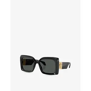 Versace Ve4467u Butterfly-frame Sunglasses - Black