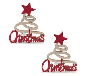 MELROSE Christmas' Tree Sign - One-color