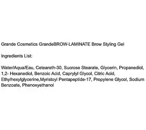 GRANDE COSMETICS Grandebrow-laminate Brow Styli Ng Gel