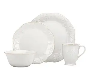LENOX 4-piece French Perle Place Setting - One-color