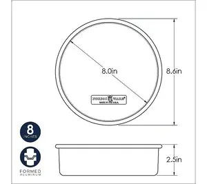 NORDICWARE Naturals 8' Layer Cake Pan