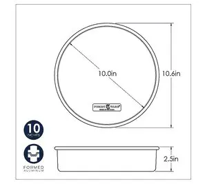 NORDICWARE Naturals 10' Layer Cake Pan