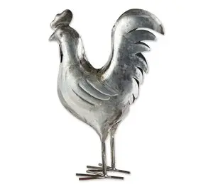 ZINGZ & THINGZ Galvanized Rooster Sculpture